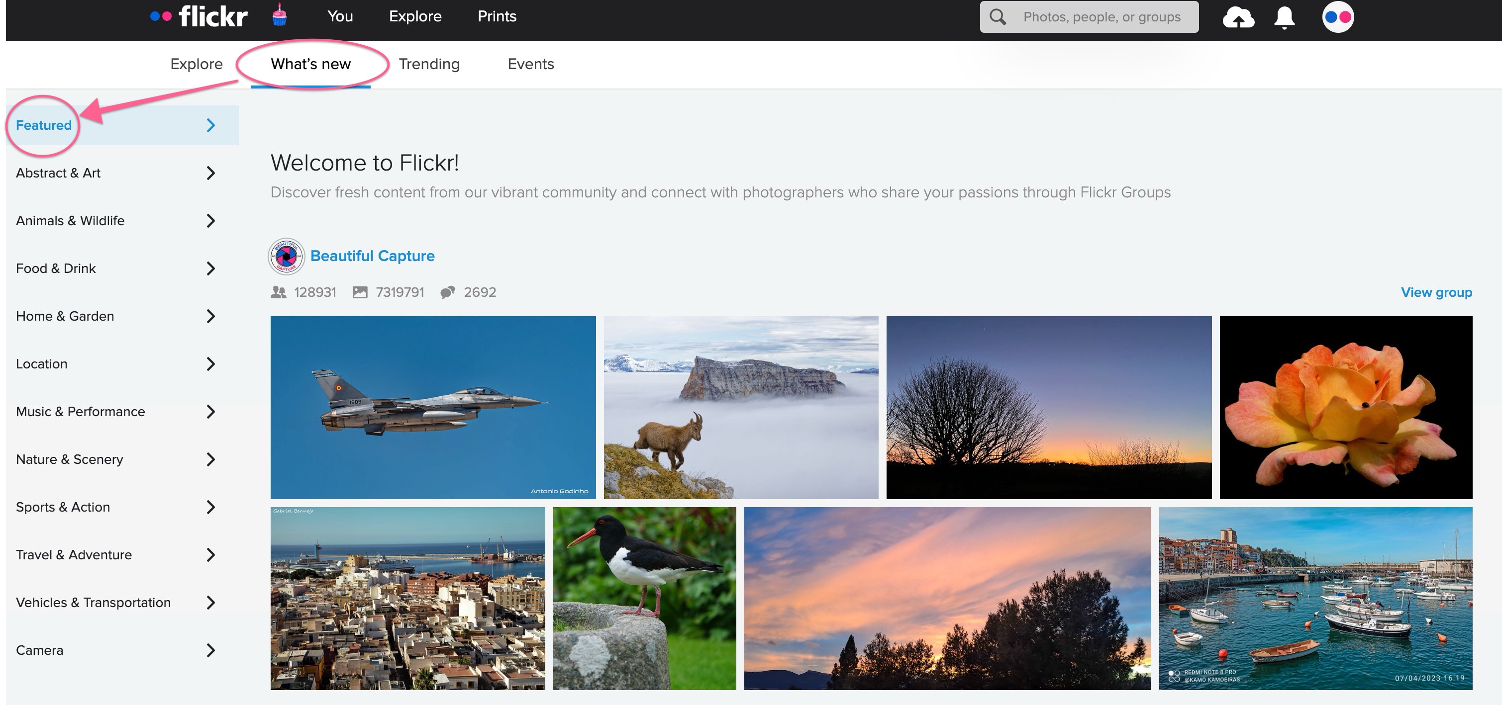 Die Flickr-Community freut sich auf dich – du findest uns auf Discover ...